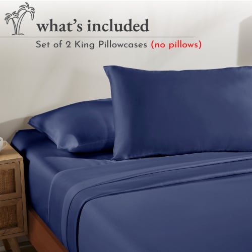 California Design Den Set Of 2 100 Cotton Sateen Soft And Cool
