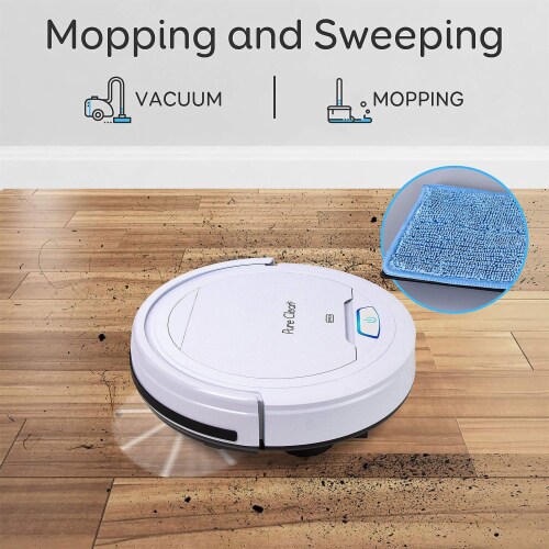 Pure Clean Automatic Smart Robot Vacuum Cleaner w Navigation for Hardwood Floor 1 Piece Harris Teeter