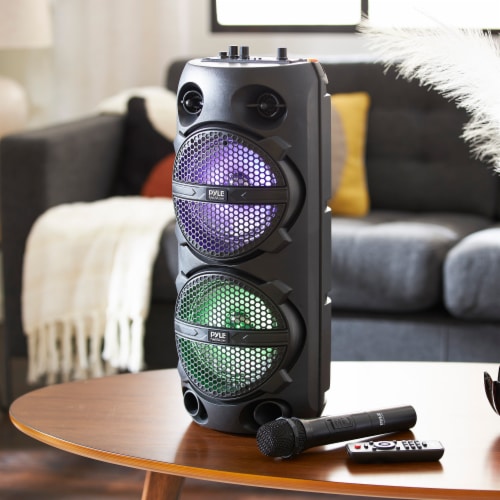 Pyle PPHP2614B 200 Watt Portable Bluetooth PA Speaker System with ... Pyle PPHP2614B 200 Watt Portable Bluetooth PA Speaker System with ...