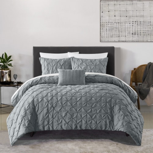 Chic Home Bradley 4 Piece Comforter Set Diamond Pinch Pleat Chic Home Bradley 4 Piece Comforter Set Diamond Pinch Pleat