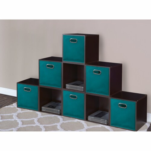 Niche Cubo Set Of 6 Foldable Fabric Storage Bins Teal 1 Kroger