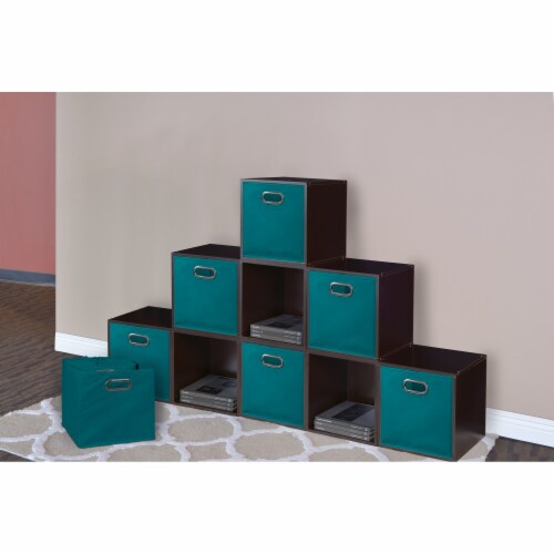 Storex 62412u05c Classroom Small Cubby Bin With Cover Teal Pack Of 5 5 Smiths Food And Drug