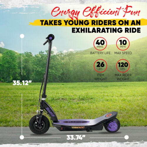 Purple razor scooter store