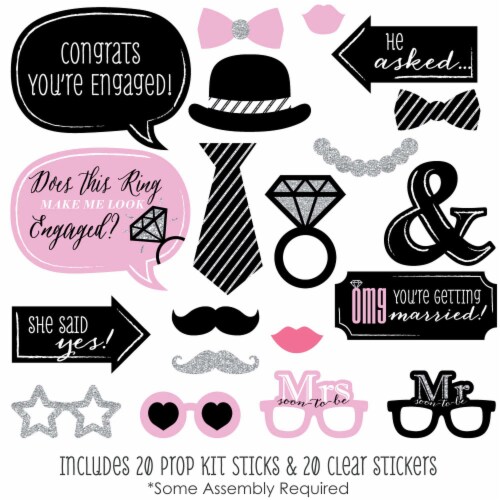 Big Dot of Happiness Omg, You're Getting Married - Engagement Photo ... Big Dot of Happiness Omg, You're Getting Married - Engagement Photo ...