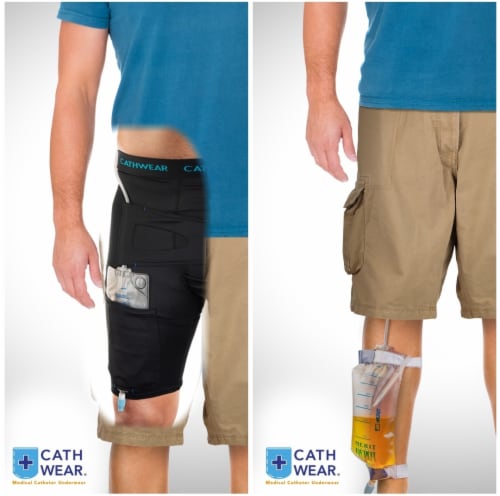 Cathwear Catheter Leg Bag Medical Underwear 1 Count Kroger