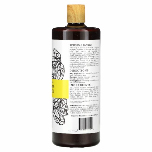 Dr Jacobs Naturals Authentic African Black Soap Liquid All In One
