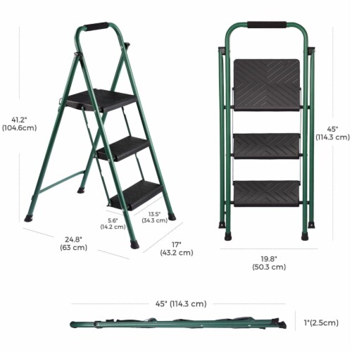 Delxo 3 step ladder store