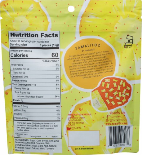 Tamalitoz® Pineapple Galore Candy, 4 oz - Kroger Tamalitoz® Pineapple Galore Candy, 4 oz - Kroger