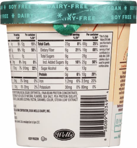 Halo Top® Dairy-Free Soy-Free Vegan Sea Salt Caramel Frozen Dessert, 1 ... Halo Top® Dairy-Free Soy-Free Vegan Sea Salt Caramel Frozen Dessert, 1 ...