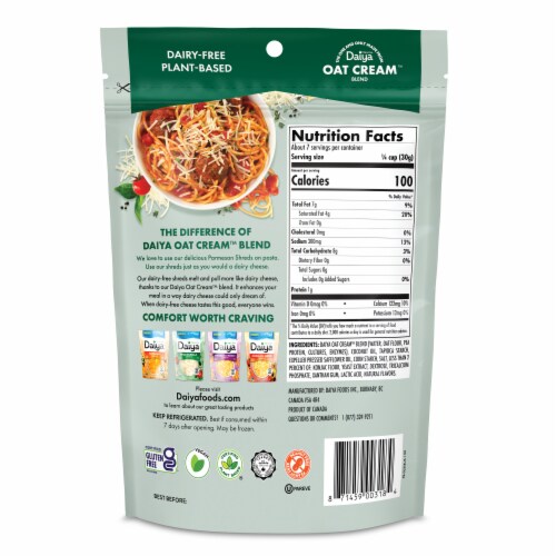 Daiya Dairy Free Cutting Board Parmesan Shredded Cheese, 7.1 oz - Kroger Daiya Dairy Free Cutting Board Parmesan Shredded Cheese, 7.1 oz - Kroger