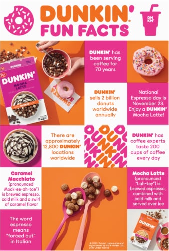 Dunkin' Mocha Latte Cereal, 11 oz - QFC Dunkin' Mocha Latte Cereal, 11 oz - QFC
