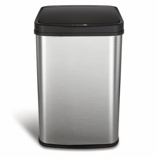NINESTARS 13.2 Gallon Rectangular Automatic Soft Close Motion Sensor ... NINESTARS 13.2 Gallon Rectangular Automatic Soft Close Motion Sensor ...
