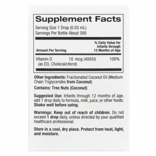 Baby Vitamin D3 by California Gold Nutrition - Liquid D3 Supplement for ...