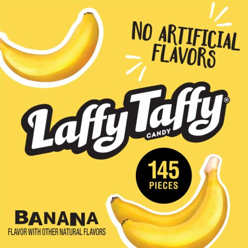 Laffy Taffy Candy Banana Flavor Individually Wrapped Candy 145 Pieces ... Laffy Taffy Candy Banana Flavor Individually Wrapped Candy 145 Pieces ...