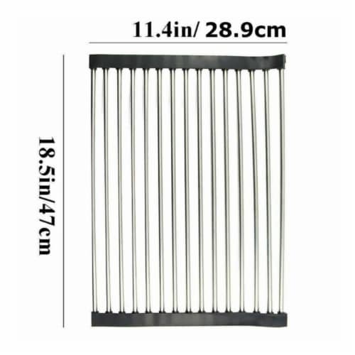 Stock Preferred over the Sink Multipurpose Roll up Dish Rack, 18.5 in x ... Stock Preferred over the Sink Multipurpose Roll up Dish Rack, 18.5 in x ...