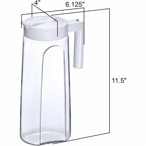 Tritan Pitcher (64 oz), Unbreakable Plastic Water Pitcher with Lid, 1 ... Tritan Pitcher (64 oz), Unbreakable Plastic Water Pitcher with Lid, 1 ...