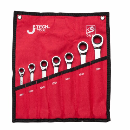 Jetech Ratcheting Combination Wrench Set 8mm 19mm Metric 7pcs 8 19mm 7pcs Kroger
