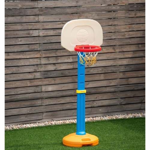 Kids Children Basketball Hoop Stand Adjustable Height Indoor Outdoor Sports Toy 1 unit Fry s Food Stores