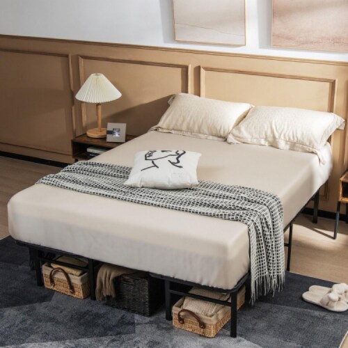 Hivvago Full King Size Folding Steel Platform Bed Frame for Kids and Adults Full Size Full Smith s Food and Drug