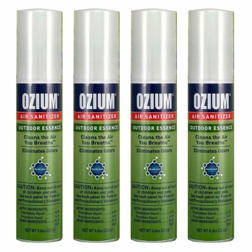 4 Ozium Air Sanitizer Spray Freshener Eliminate Bad Odors 4 Ozium Air Sanitizer Spray Freshener Eliminate Bad Odors