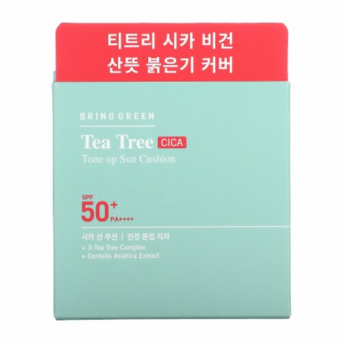 Bringgreen Tea Tree CICA Tone Up Sun Cushion SPF 50+ PA++++ - 0.52 oz ... Bringgreen Tea Tree CICA Tone Up Sun Cushion SPF 50+ PA++++ - 0.52 oz ...