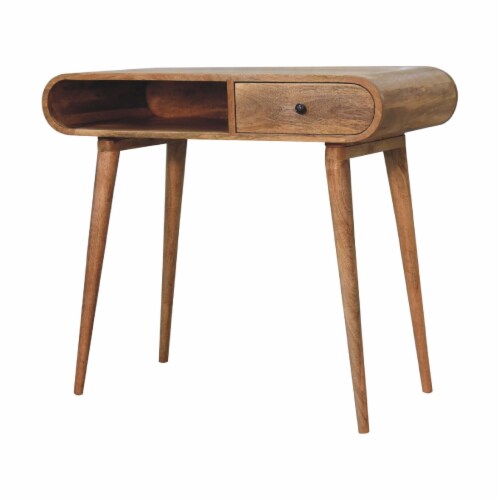 Artisan Furniture Solid Wood Curved Chestnut Writing Desk 1 Unit Fred Meyer