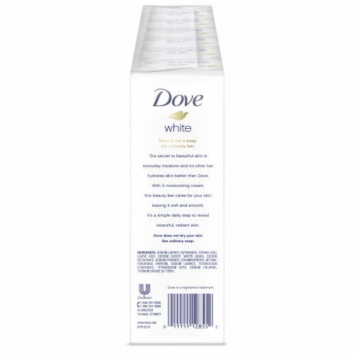 Dove White Deep Moisture Beauty Bar Soap 10 Ct 4 Oz Kroger