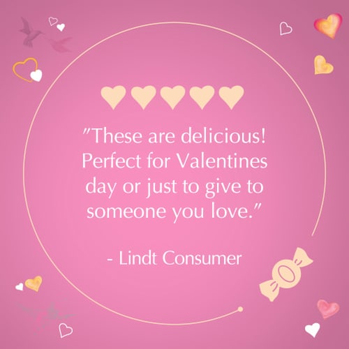 Lindt Lindor Valentines Day Strawberries And Cream White Chocolate
