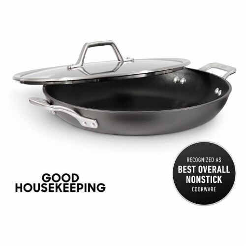 Calphalon Signature Hard Anodized Nonstick 12 In Everyday Pan with ... Calphalon Signature Hard Anodized Nonstick 12 In Everyday Pan with ...