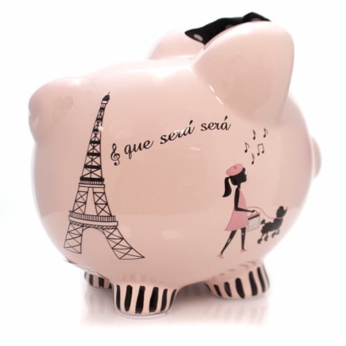 Child To Cherish Miss Madeleine Piggy Bank 1 Bank 7.75 Inch Ceramic Paris Poodle 3612 1 Count Smith s Food and Drug