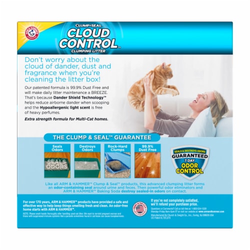 ARM & HAMMER Cloud Control Multi-Cat Clumping Cat Litter, 19 lb - Fry’s ... ARM & HAMMER Cloud Control Multi-Cat Clumping Cat Litter, 19 lb - Fry’s ...