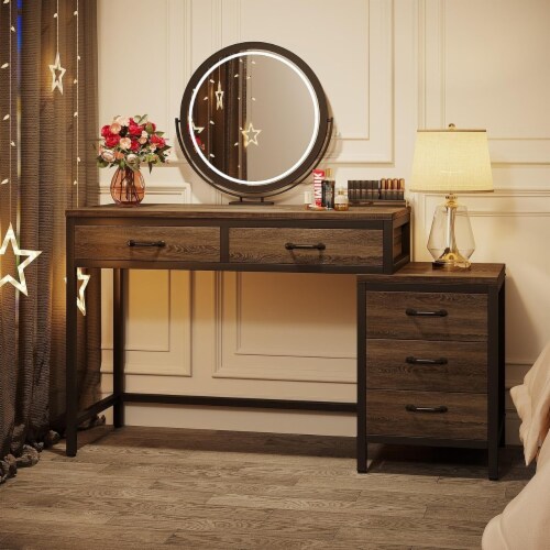 Walnut makeup vanity store