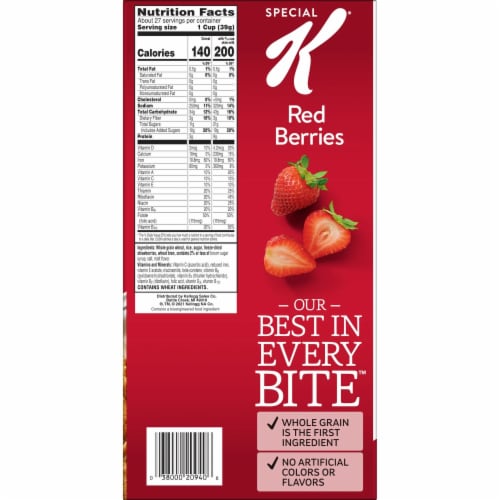 Kellogg's® Special K Red Berries Cereal, 2 ct / 18.5 oz - Fry’s Food Stores Kellogg's® Special K Red Berries Cereal, 2 ct / 18.5 oz - Fry’s Food Stores