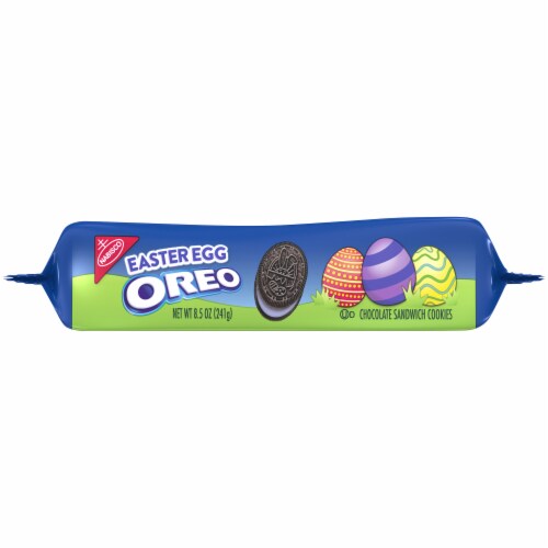 Oreo Limited Edition Easter Egg Purple Creme Egg Shaped Chocolate Sandwich Cookies 8.5 oz Harris Teeter