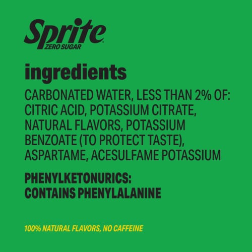 Sprite® Lemon Lime Zero Sugar Caffeine Free Soda Bottles, 6 pk / 16.9 ... Sprite® Lemon Lime Zero Sugar Caffeine Free Soda Bottles, 6 pk / 16.9 ...