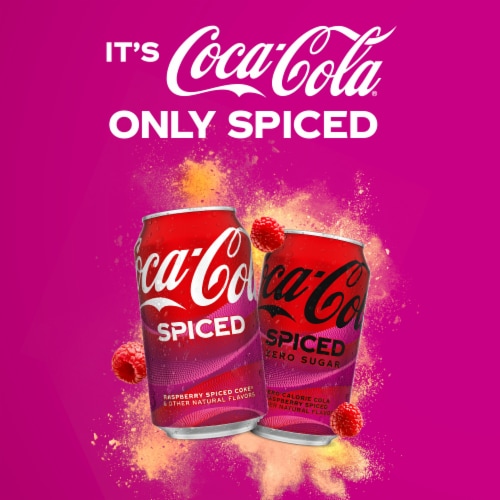 Coca Cola® Spiced Raspberry Soda Cans 12 Pk 12 Fl Oz Ralphs