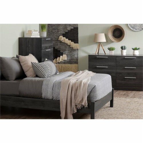 South Shore Step One Essential 6 Drawer Double Dresser in Gray Oak 1 Harris Teeter