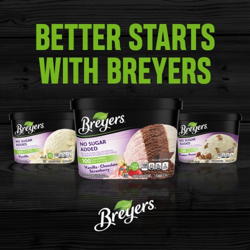 Breyers No Sugar Added Vanilla Frozen Dairy Dessert Tub 48 Oz Smith