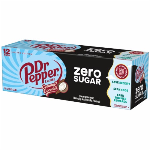 Dr Pepper Creamy Coconut Zero Sugar Soda Cans, 12 pk / 12 fl oz - Fry’s ... Dr Pepper Creamy Coconut Zero Sugar Soda Cans, 12 pk / 12 fl oz - Fry’s ...
