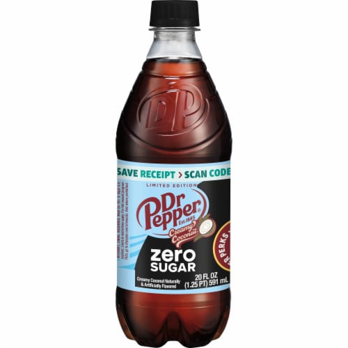 Dr Pepper Creamy Coconut Zero Sugar Soda Bottle, 20 fl oz - Fry’s Food ... Dr Pepper Creamy Coconut Zero Sugar Soda Bottle, 20 fl oz - Fry’s Food ...