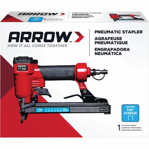 Arrow T50 Pneumatic Staple Gun Red Black 1 ct Kroger