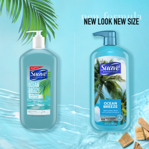 Suave Essentials Ocean Breeze Gentle Body Wash, 30 fl oz - Kroger Suave Essentials Ocean Breeze Gentle Body Wash, 30 fl oz - Kroger