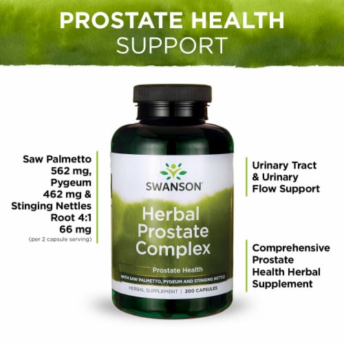 Swanson Herbal Prostate Complex 200 Caps Mens Support 200 Caps Kroger