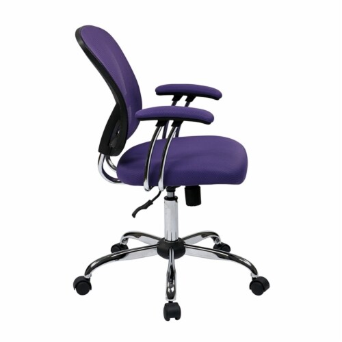 Juliana Task Chair with Purple Mesh Fabric Seat 1 Kroger