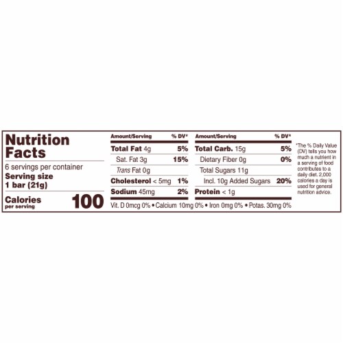 100 Grand Fun Size Candy Bars 6 Ct 075 Oz Ralphs