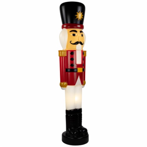 Northlight Lighted Blow Mold Nutcracker Soldier Outdoor Christmas