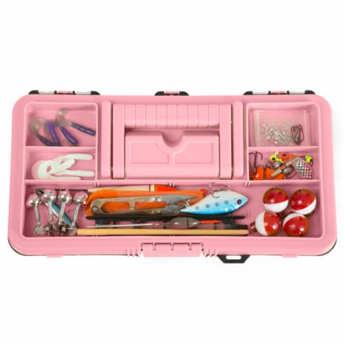 Pink fishing tackle box store