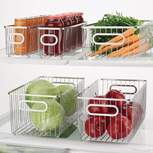 Mdesign Metal Kitchen Pantry Food Storage Basket 2 Kroger