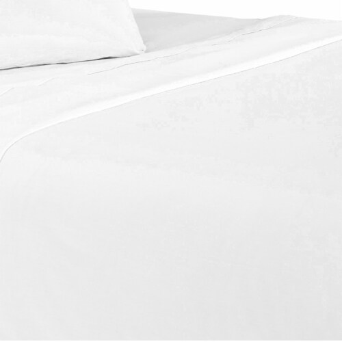 Matt 4 Piece California King Bed Sheet Set Soft Organic Cotton White