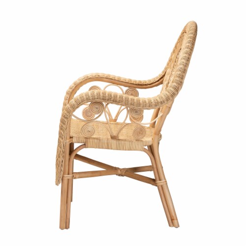 bali & pari Putri Modern Bohemian Natural Rattan Arm Chair, One Size ... bali & pari Putri Modern Bohemian Natural Rattan Arm Chair, One Size ...